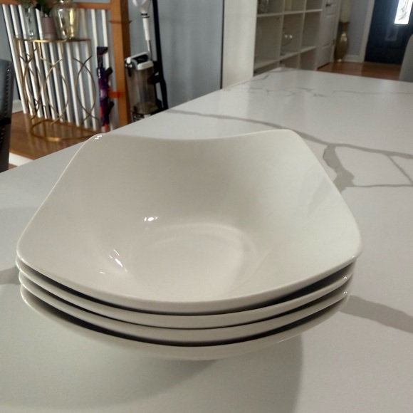 Dining | Elegant White Square Dinnerware Set | Poshmark